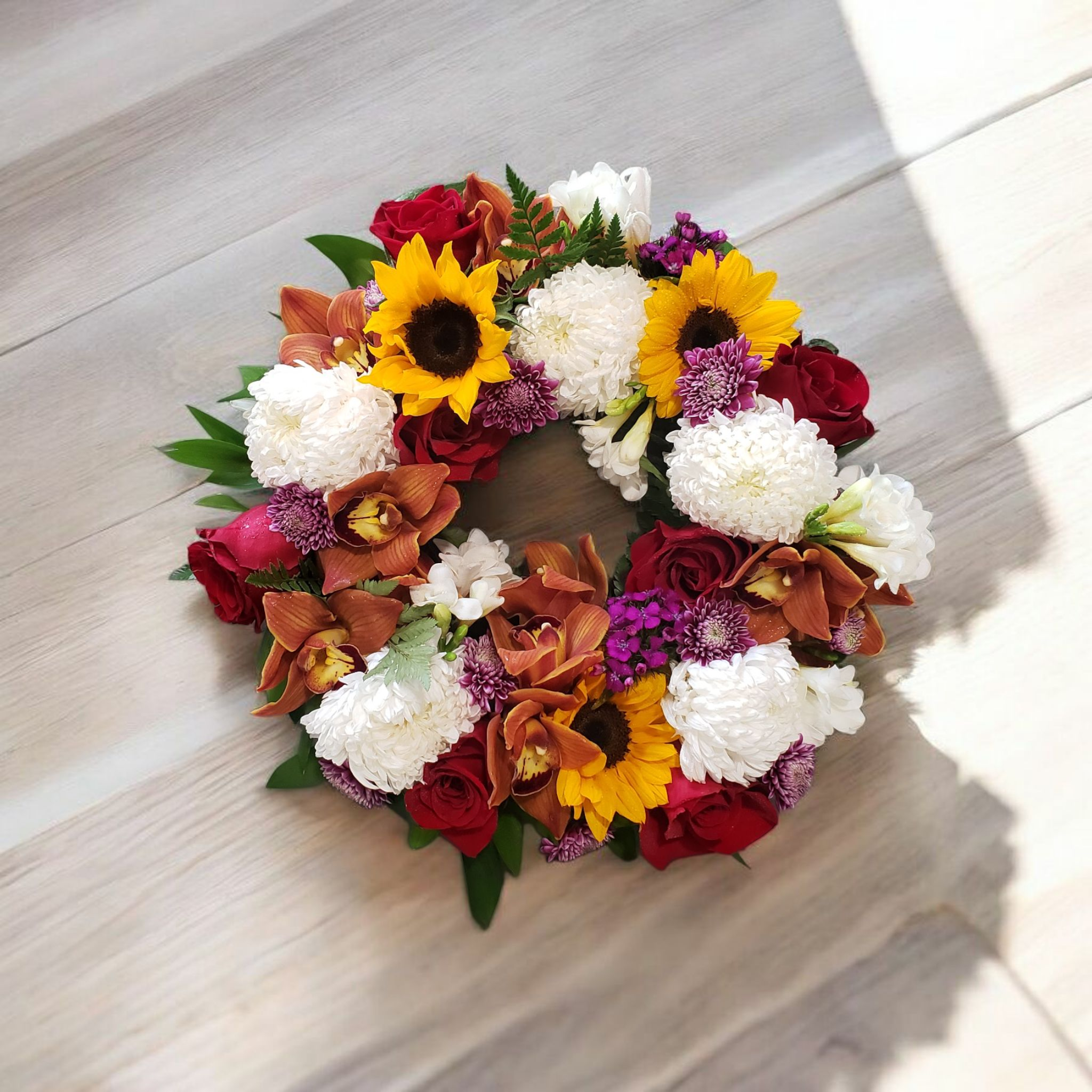 Fresh Flower Wreath – Nelson Flower Company